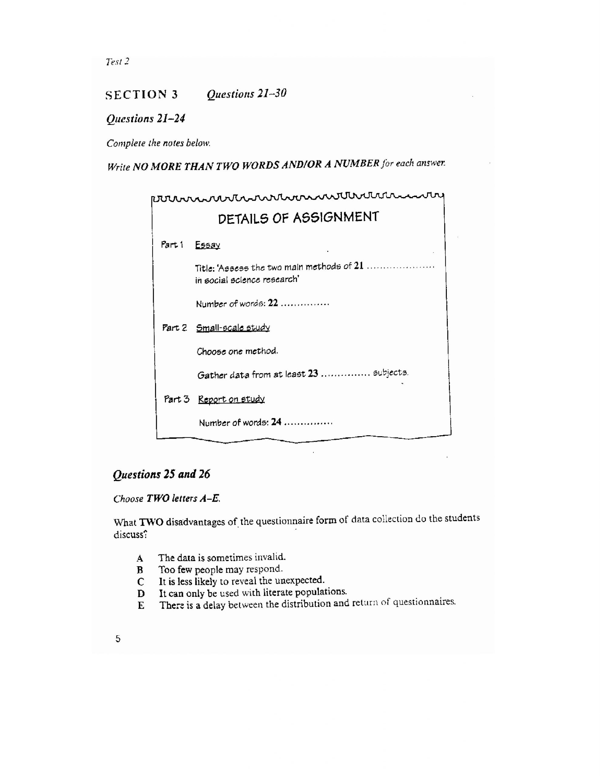 Post-Test IELTS Pro - Scholars Official