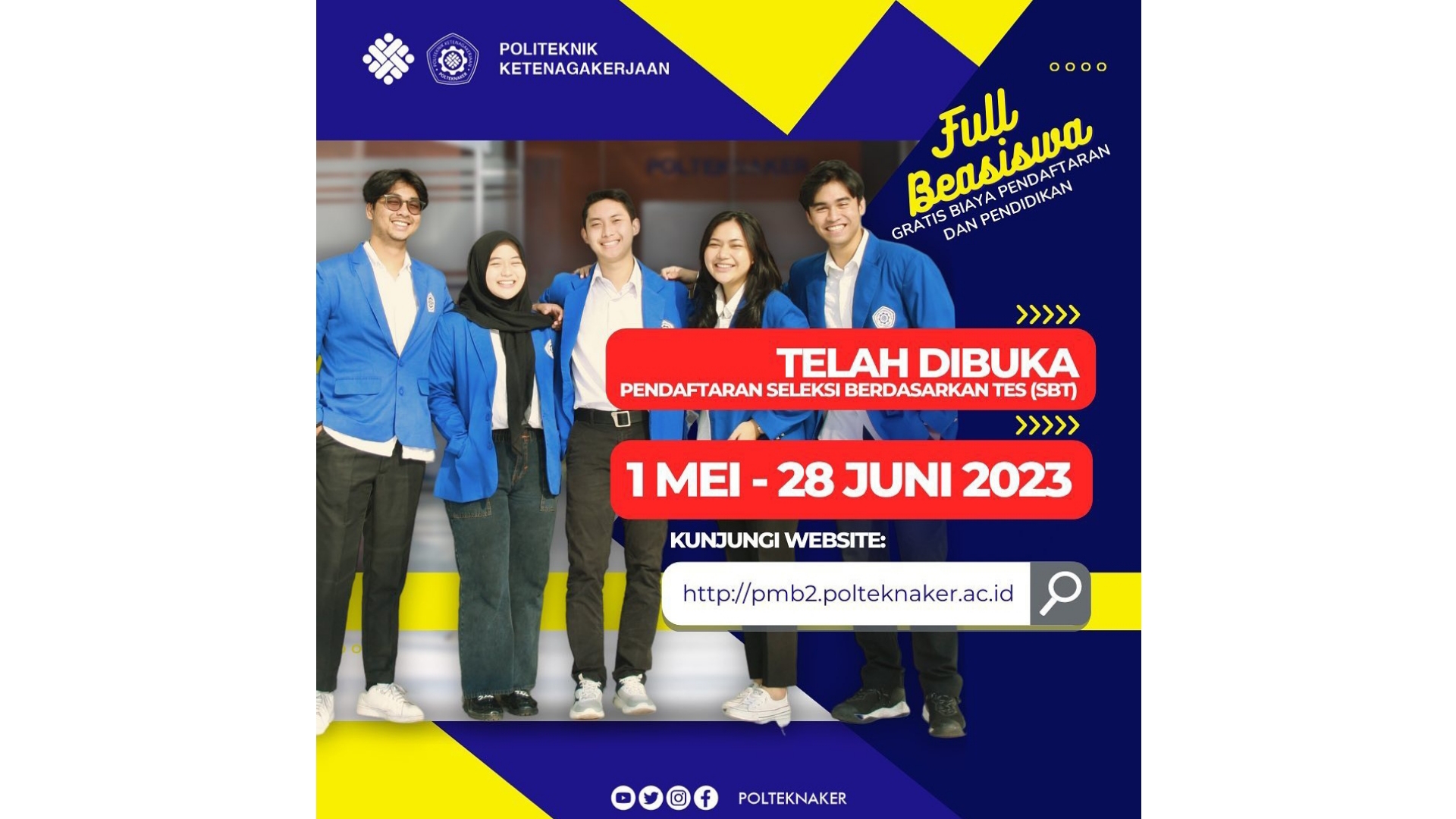 Beasiswa POLTEKNAKER untuk Kuliah D3 dan D4 Dalam Negeri - Scholars ...